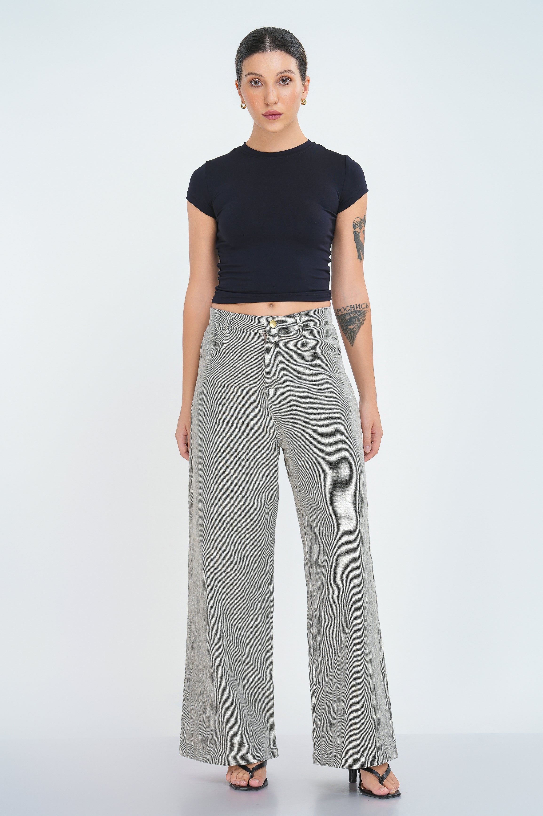 Luxe High Neck Short Sleeve Top – Emaaki