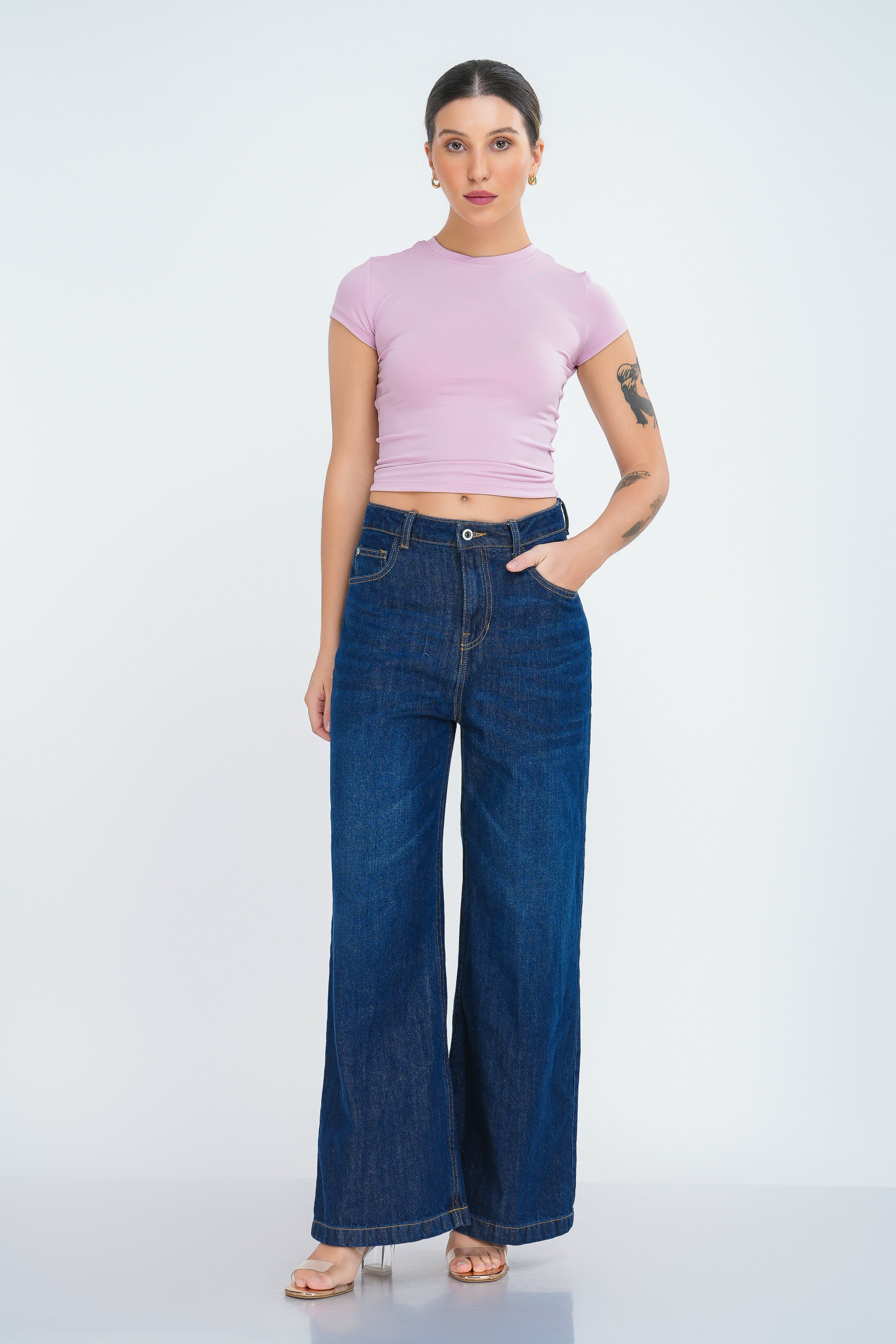 Luxe High Neck Short Sleeve Top – Emaaki